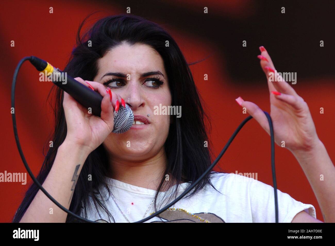 Milano, Italy 05/30/2004 : Amy Winehouse in concert during the musical ...