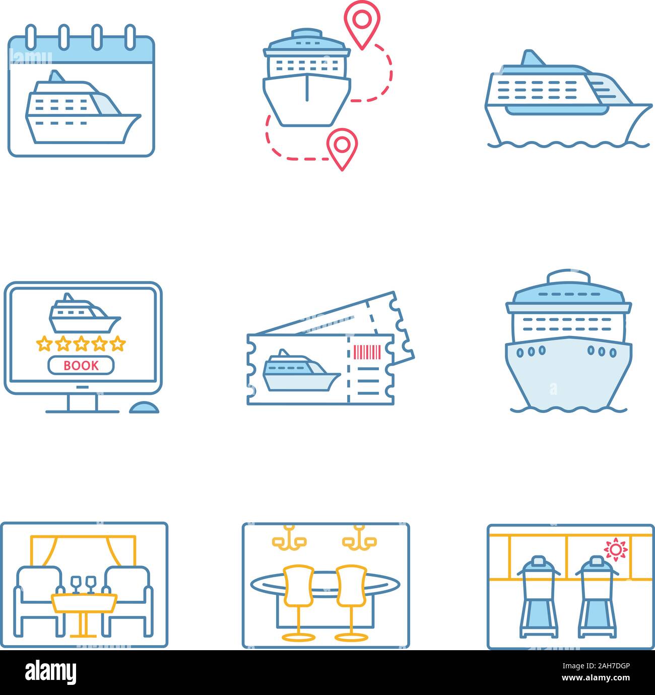 Travel destination excursion itinerary Stock Vector Images - Alamy