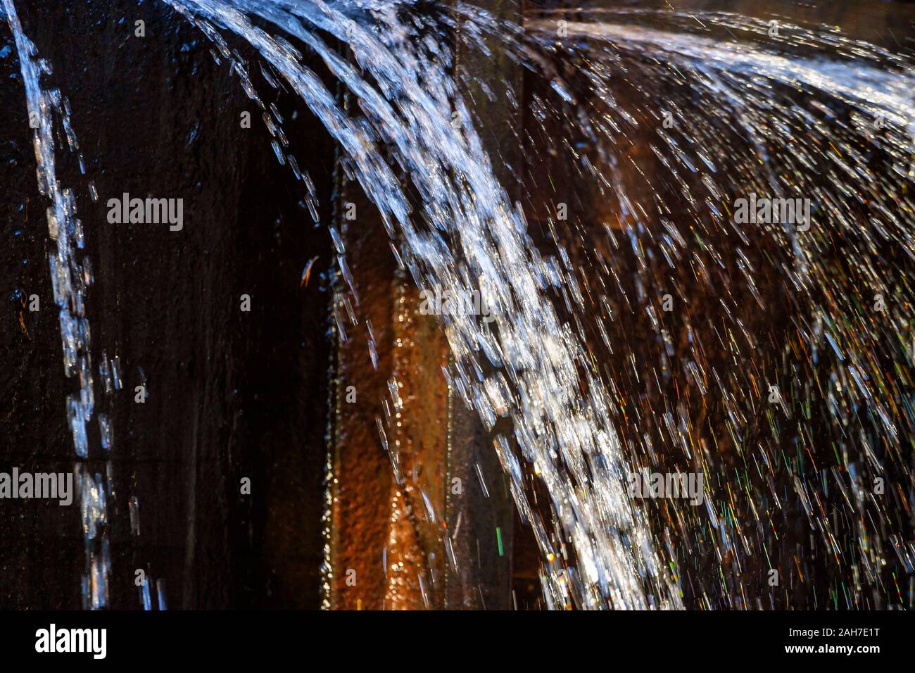 Close up at water spray Stock Photo - Alamy