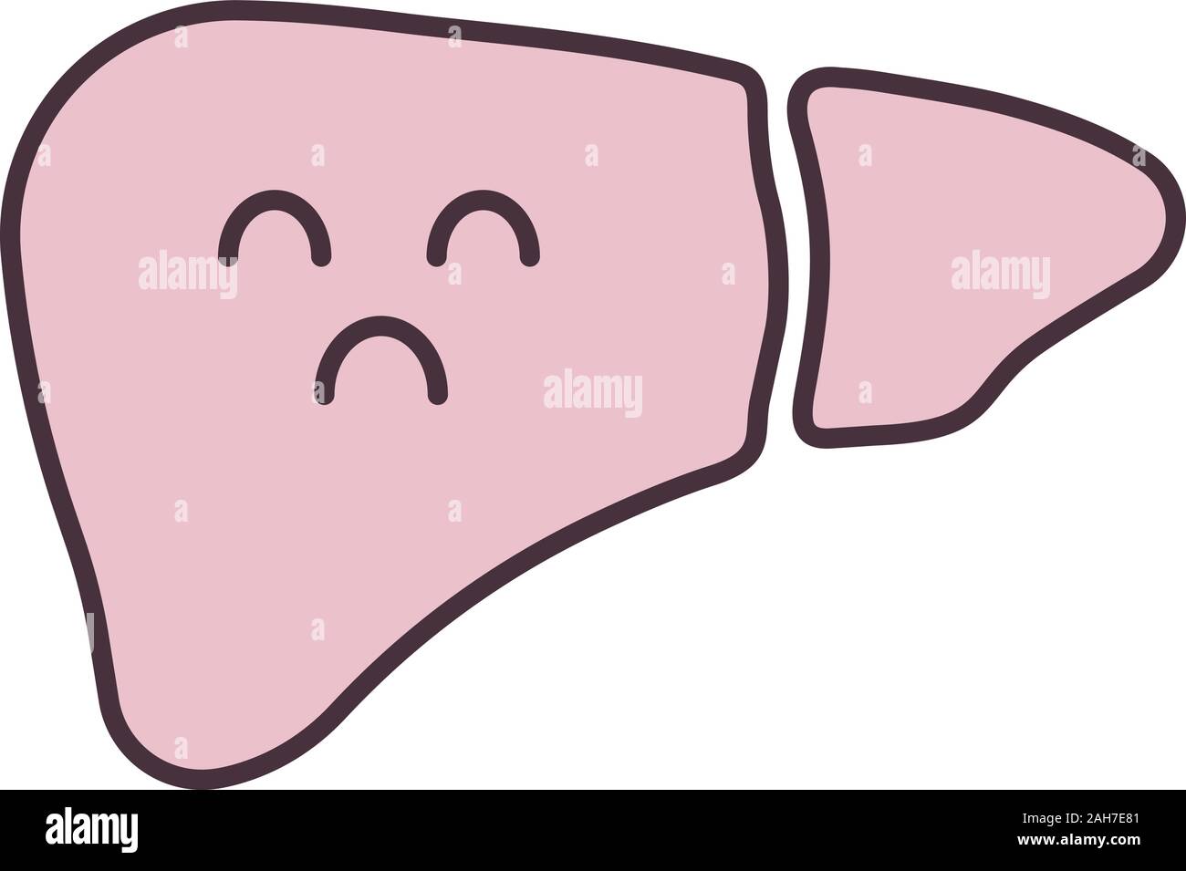 Sad Liver Cartoon