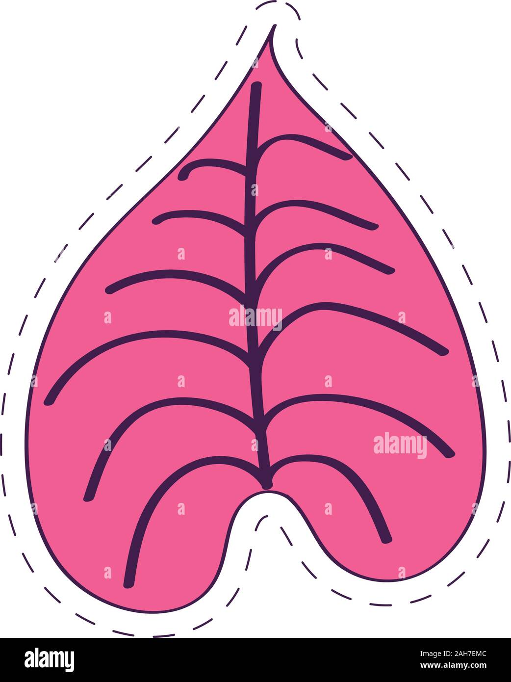 Isolated natural leaf design of Floral nature plant garden ornament ...
