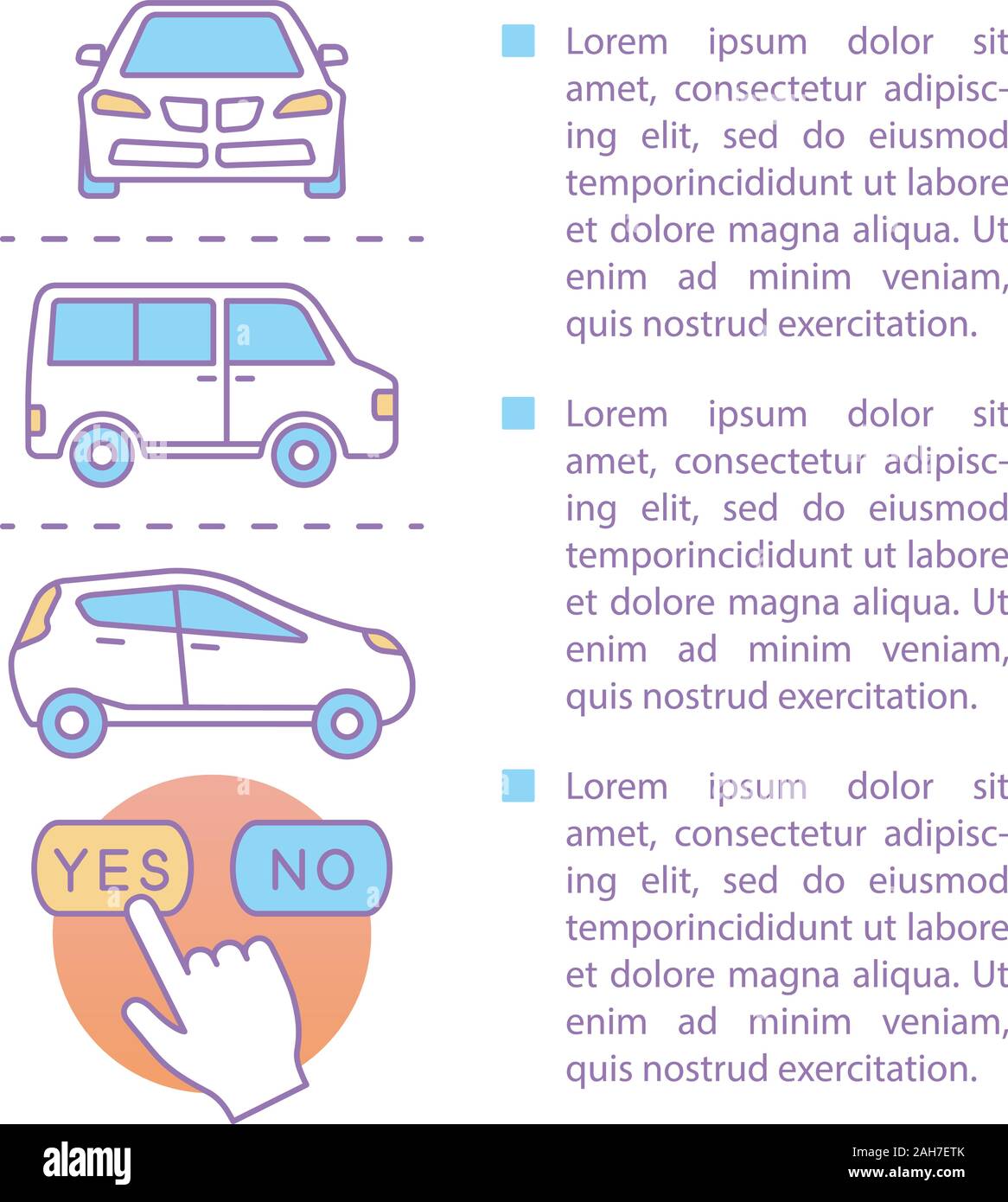 Leasing car boxes hi-res stock photography and images - Alamy