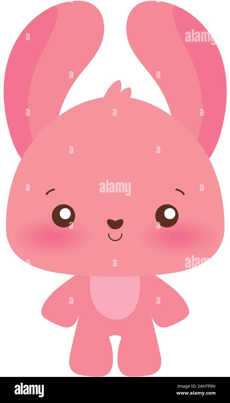 Cute rabbit cartoon design, Animal zoo life nature character childhood ...