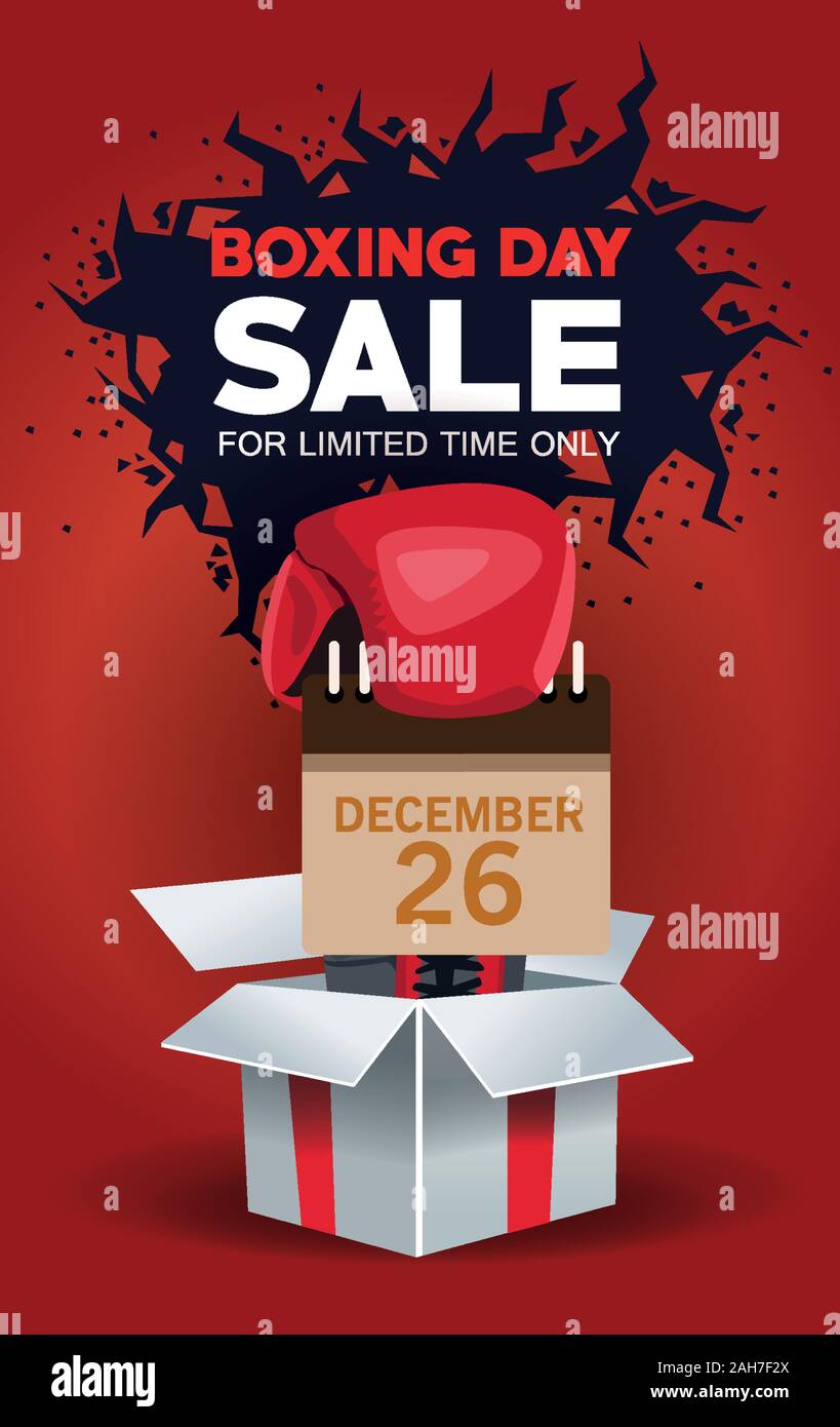 Present concept boxing day Stock Vector Images - Alamy