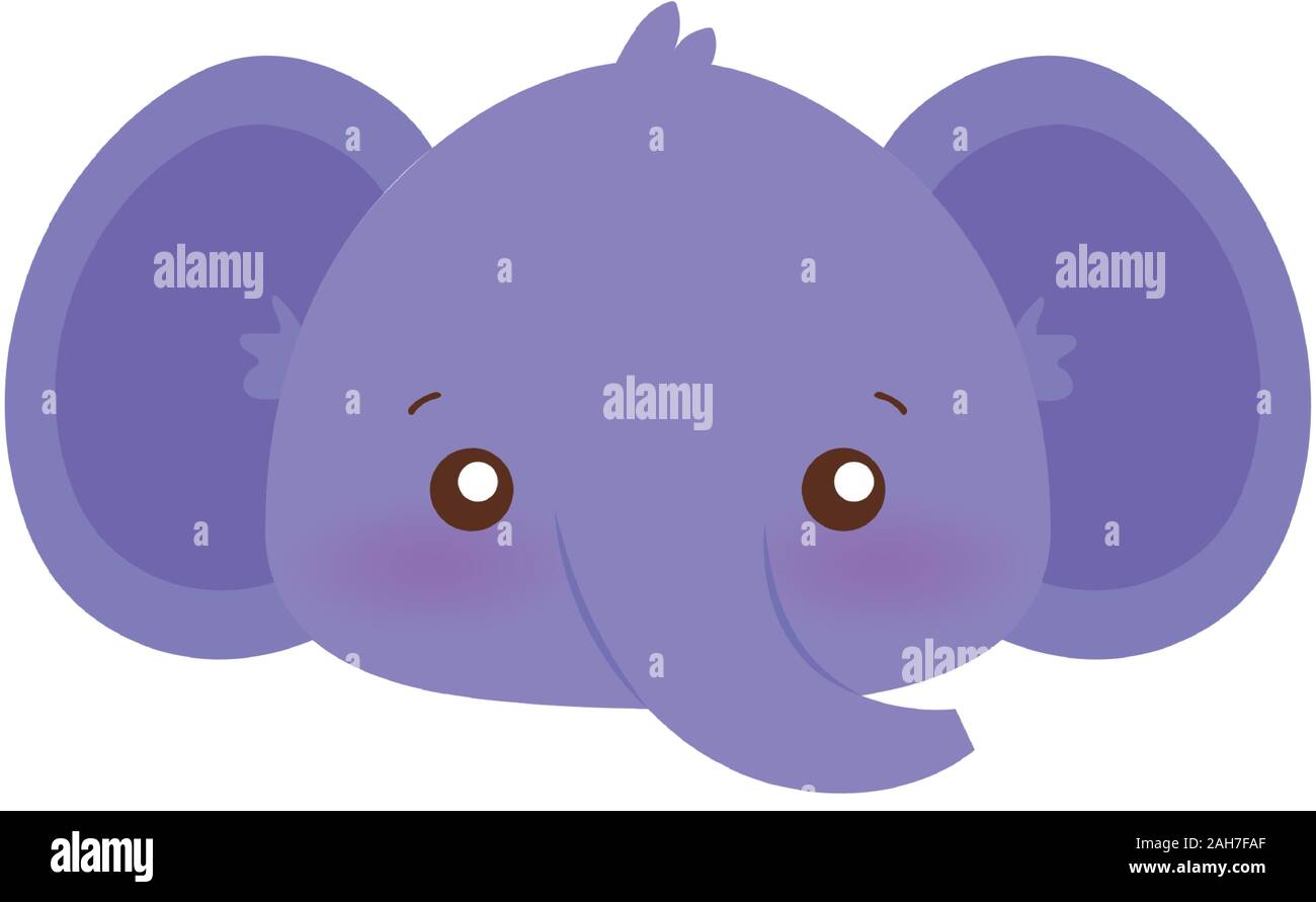Cute elephant cartoon design, Animal zoo life nature character ...