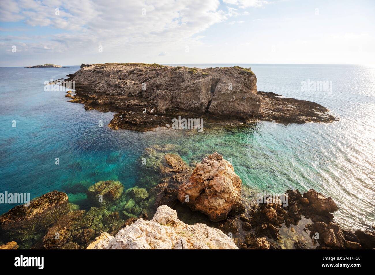 Beautiful beach in Northern Cyprus Stock Photo - Alamy
