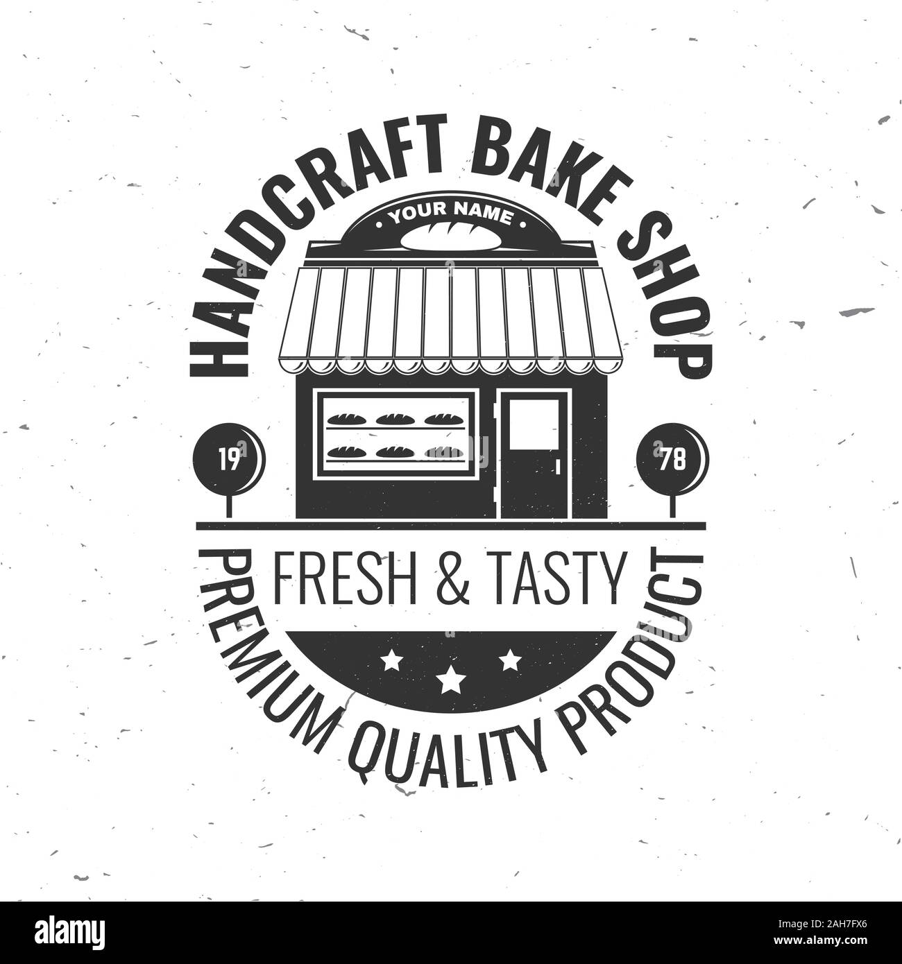 Bakery shop. Vector. Concept for badge, shirt, label, print, stamp or ...