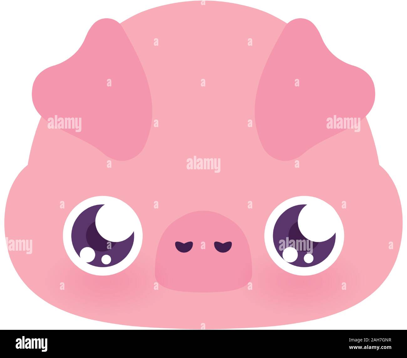 Cute pig cartoon design, Animal zoo life nature character childhood and ...