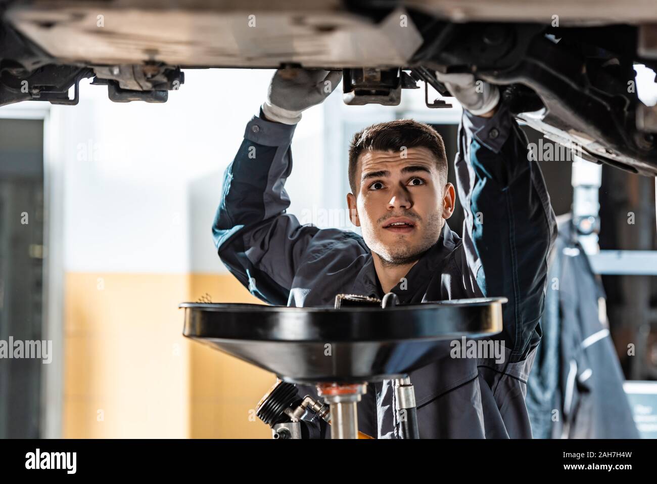 Lube oil extractor hi-res stock photography and images - Alamy