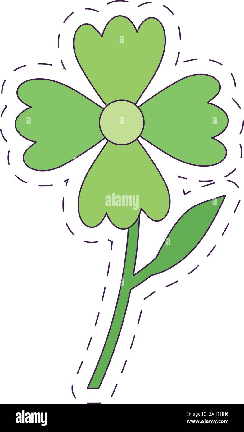 Natural green flower design, floral nature plant ornament garden ...