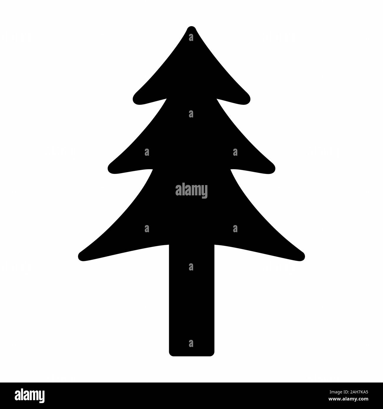 Icon forest pine tree hi-res stock photography and images - Alamy