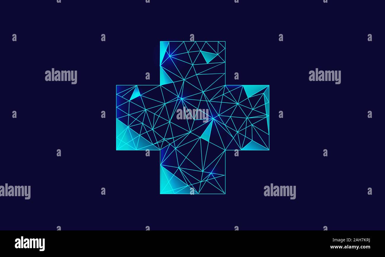 Medical cross symbol doctor and consultation online app concept. Web ...