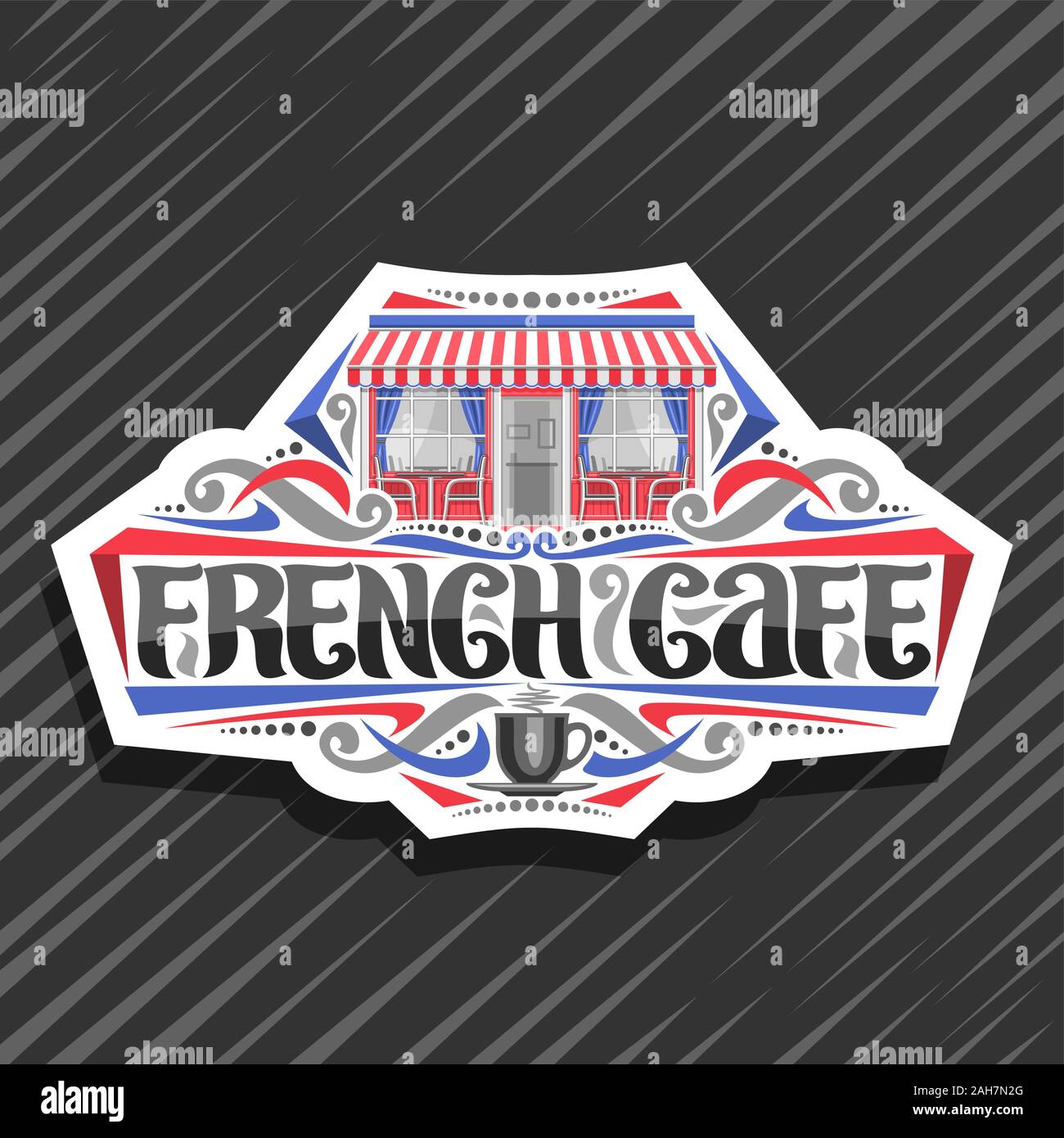 French Restaurant Logo