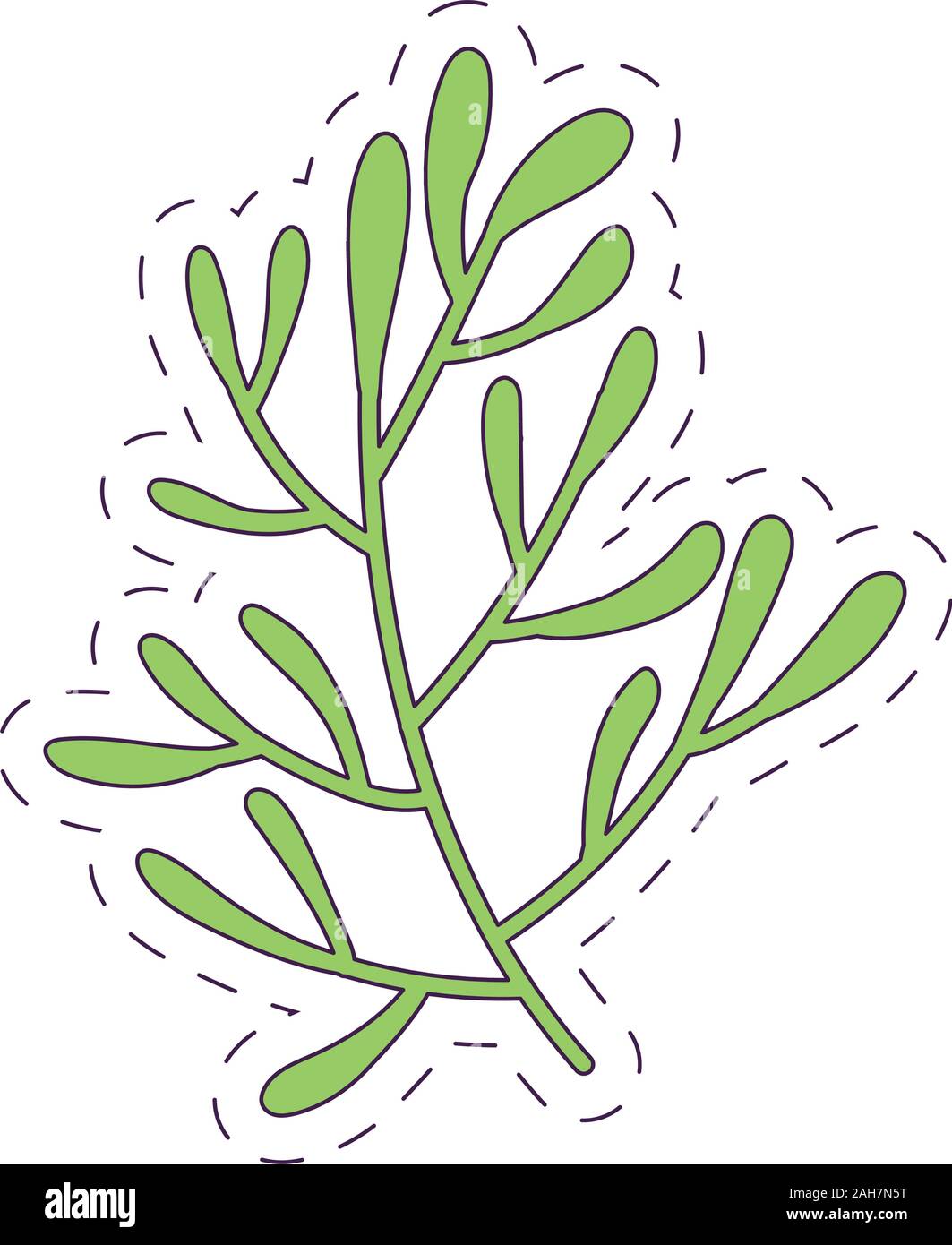 Isolated natural leaf design of Floral nature plant garden ornament ...