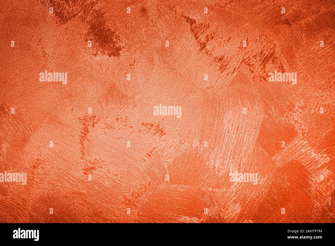 Texture of red decorative plaster or concrete. Abstract background for ...