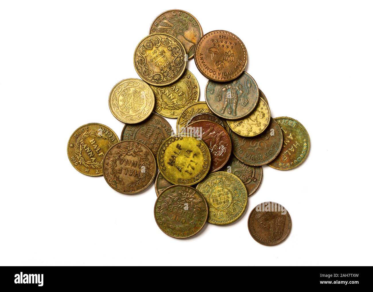 old money coins Stock Photo - Alamy