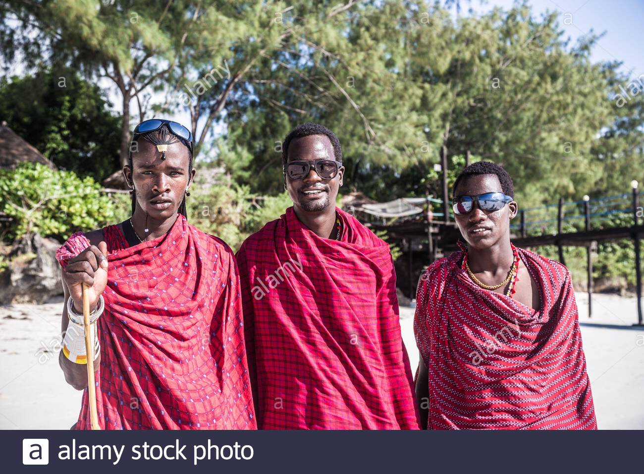 Africa Tanzania Maasai Tribe Ethnic High Resolution Stock Photography ...