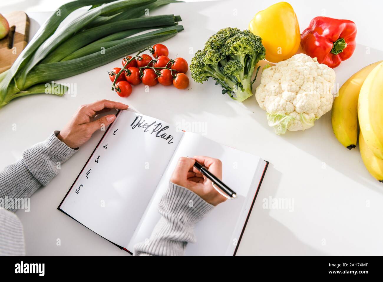 Diet plan write hi-res stock photography and images - Alamy