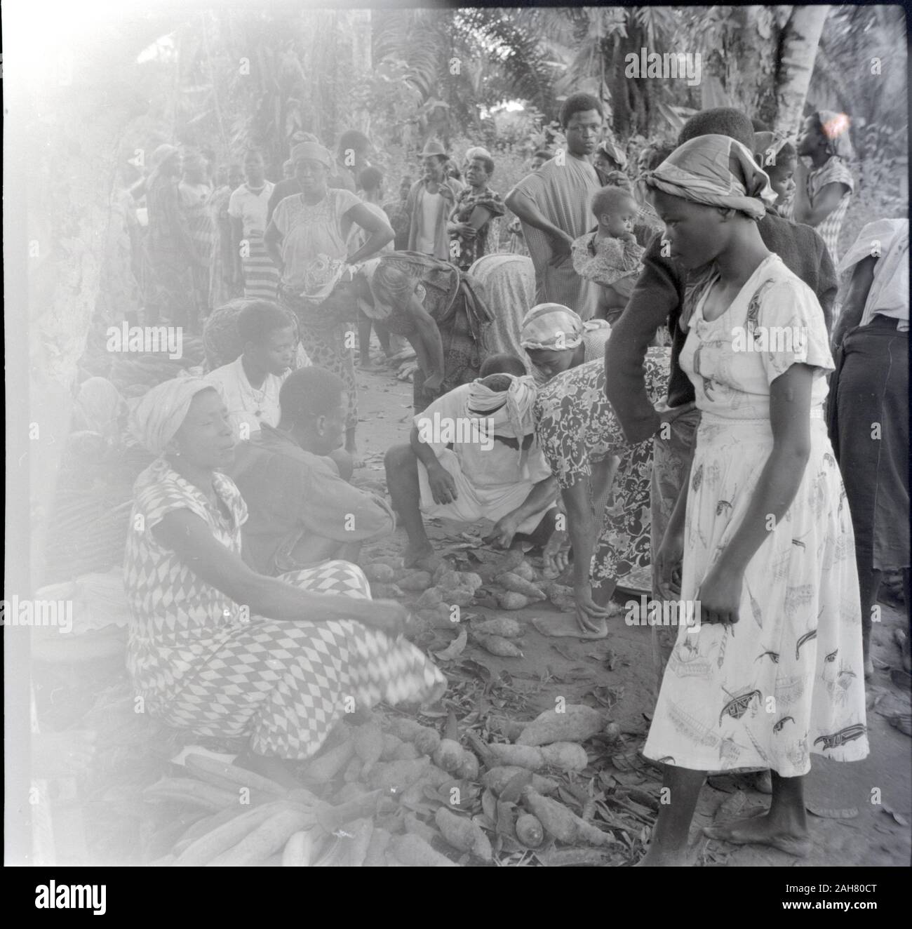 Cameroon, Ruel Collection: BanyangMarket at TaliMay 1954, May 1954 ...