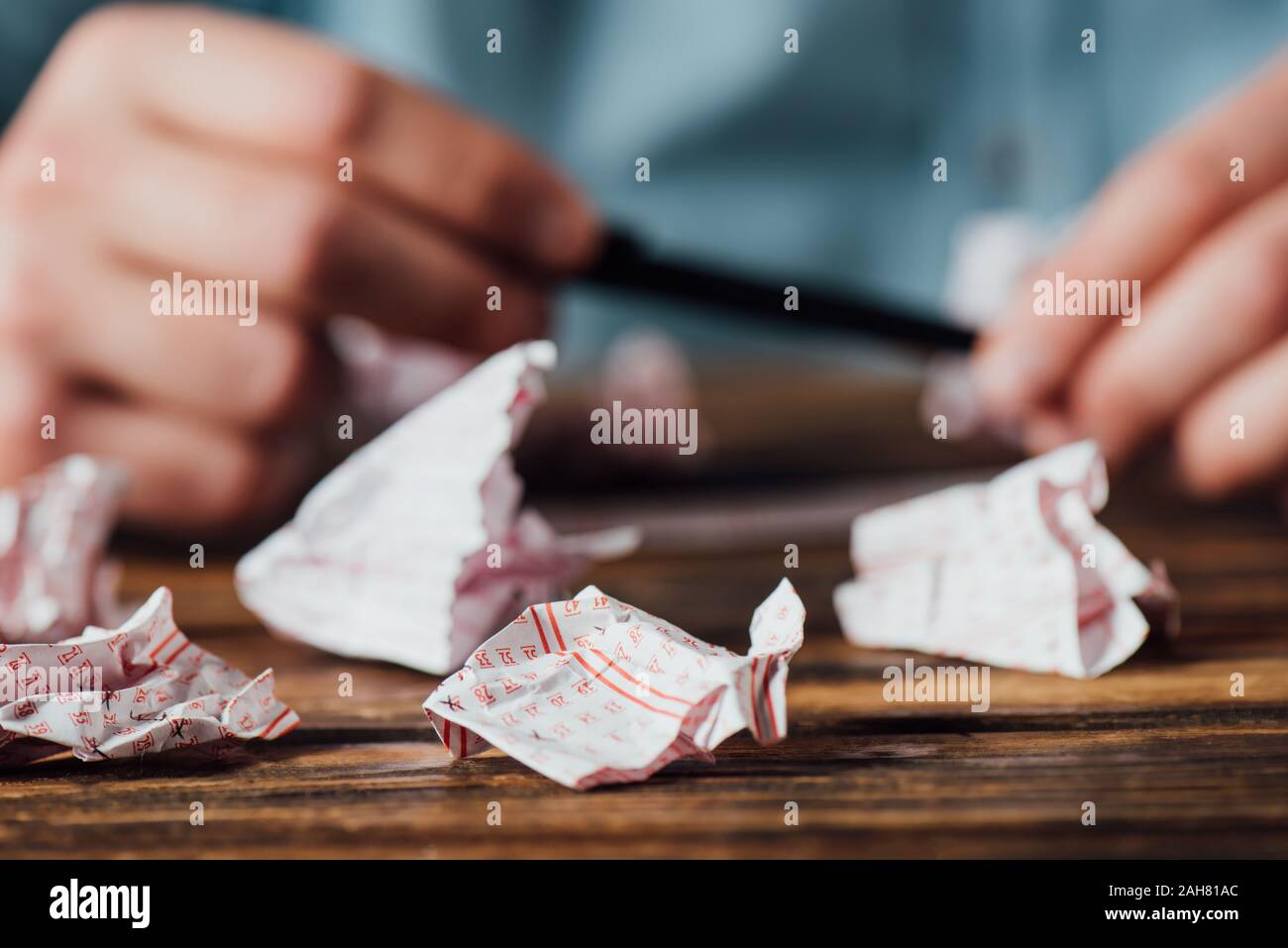 Lottery tickets crumpled hi-res stock photography and images - Alamy