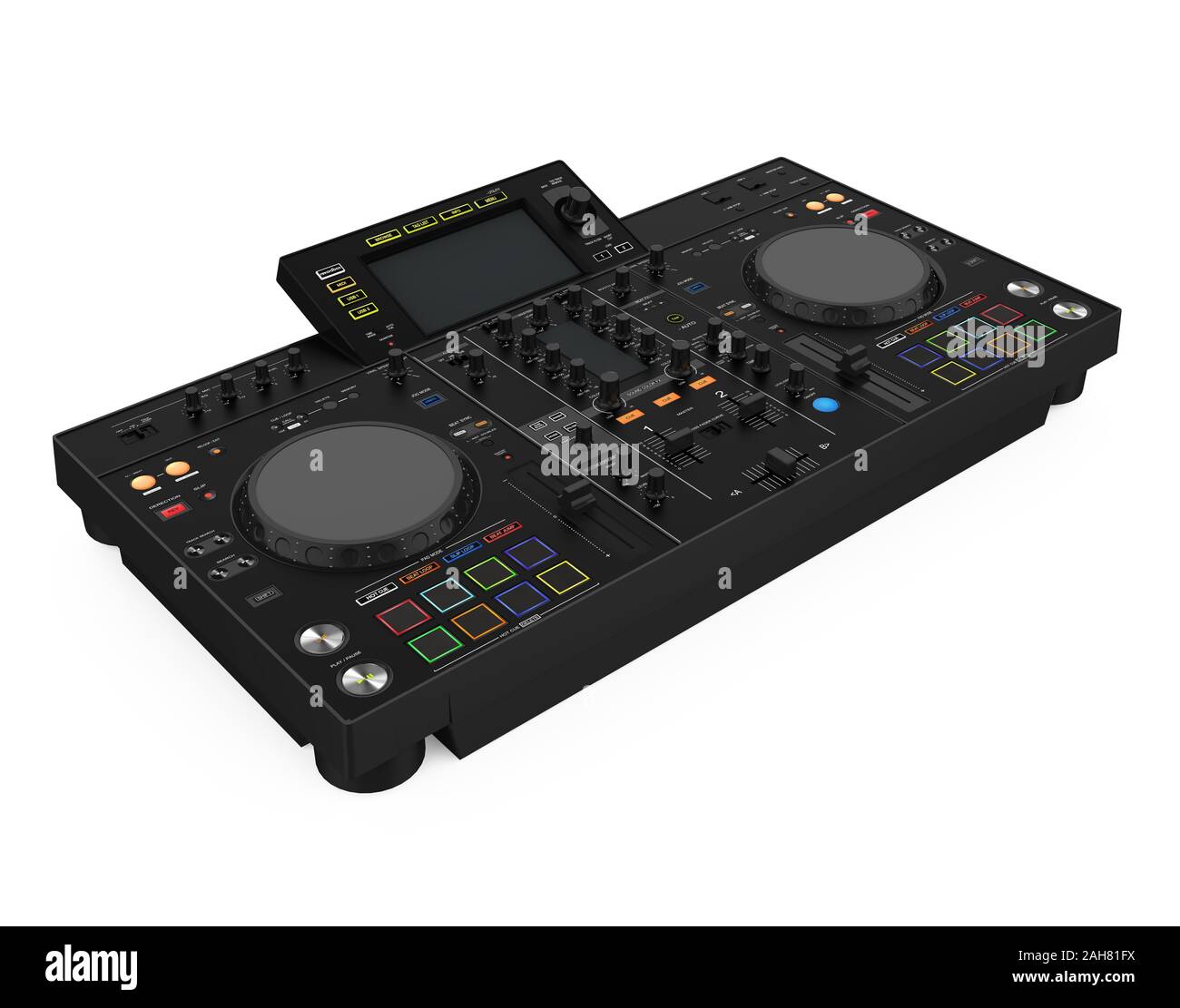 Dj turntable mixer equipment top hi-res stock photography and images ...