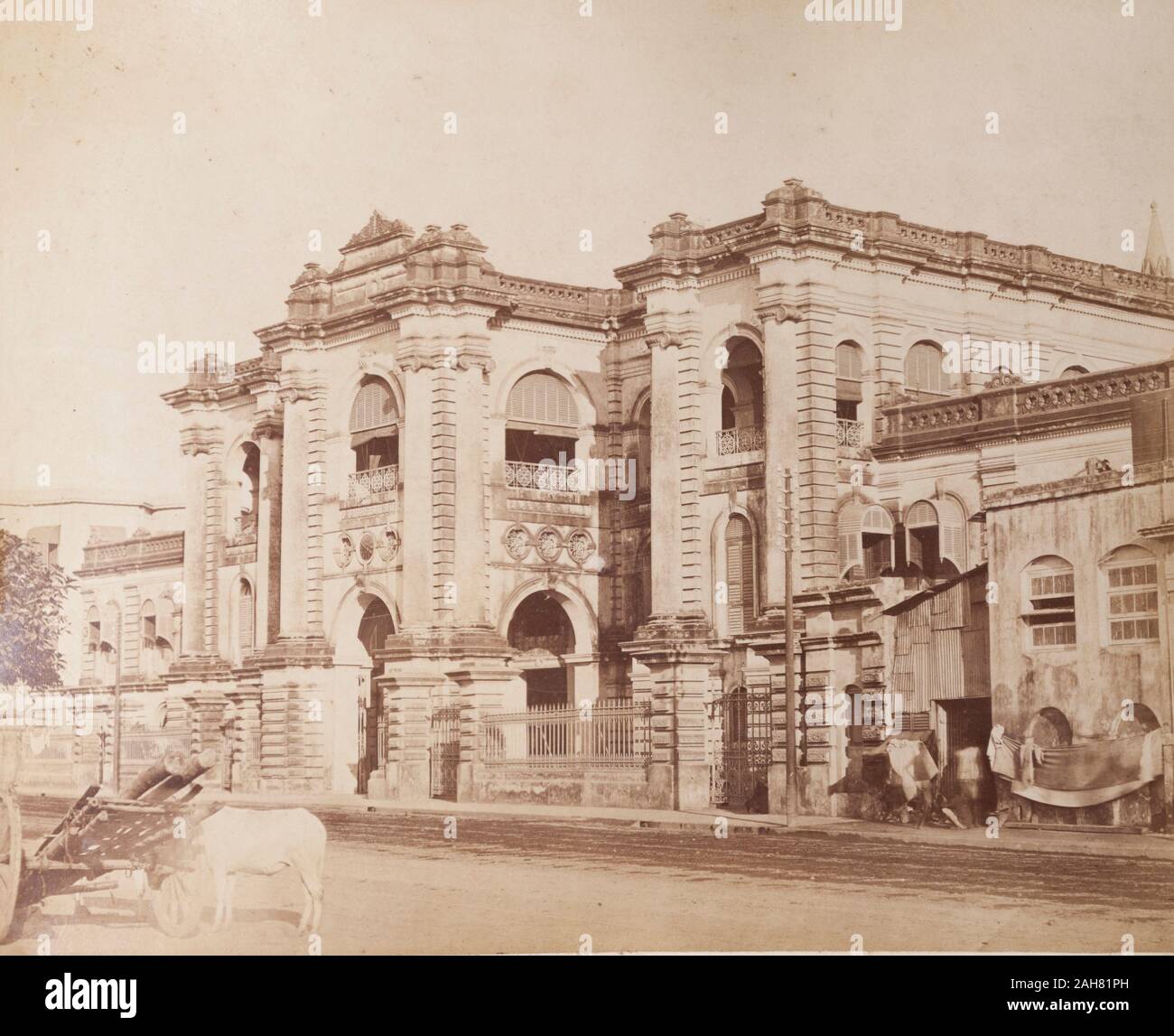 India, Exterior view of the Bank of Bengal building, Kolkata.Original ...