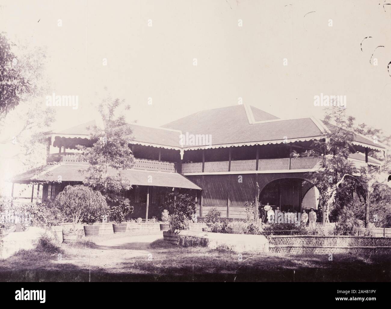 BurmaMyanmar, Exterior view of the Bank of Bengal building, Sittwe ...