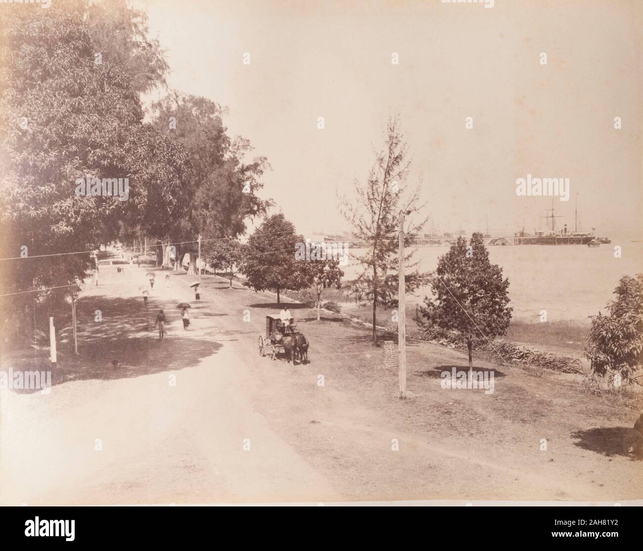 BurmaMyanmar, View of Strand Road, the main coastal thoroughfare in ...