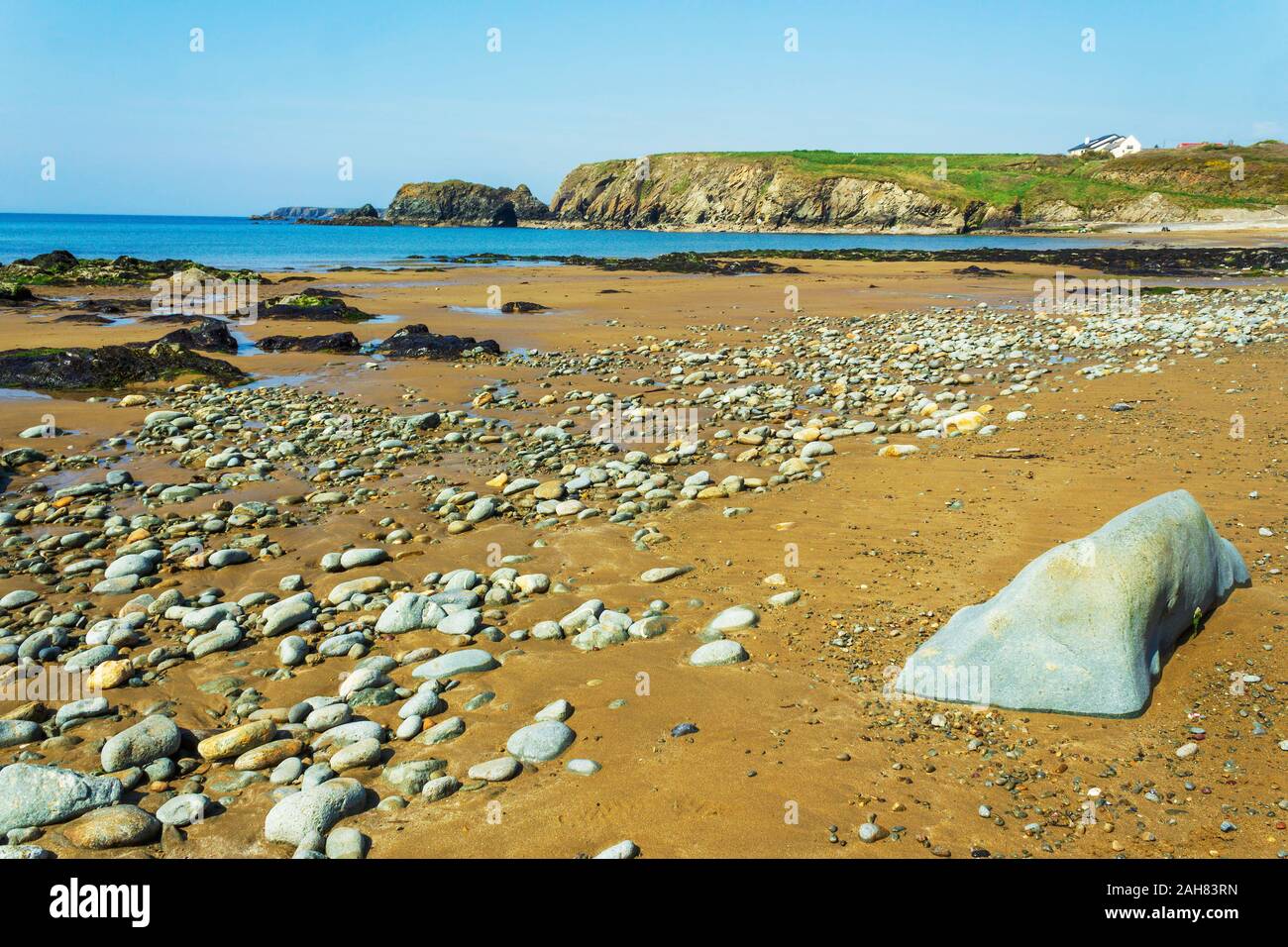 Beach in Annestown on Copper Coast.County Waterford, Ireland Stock ...