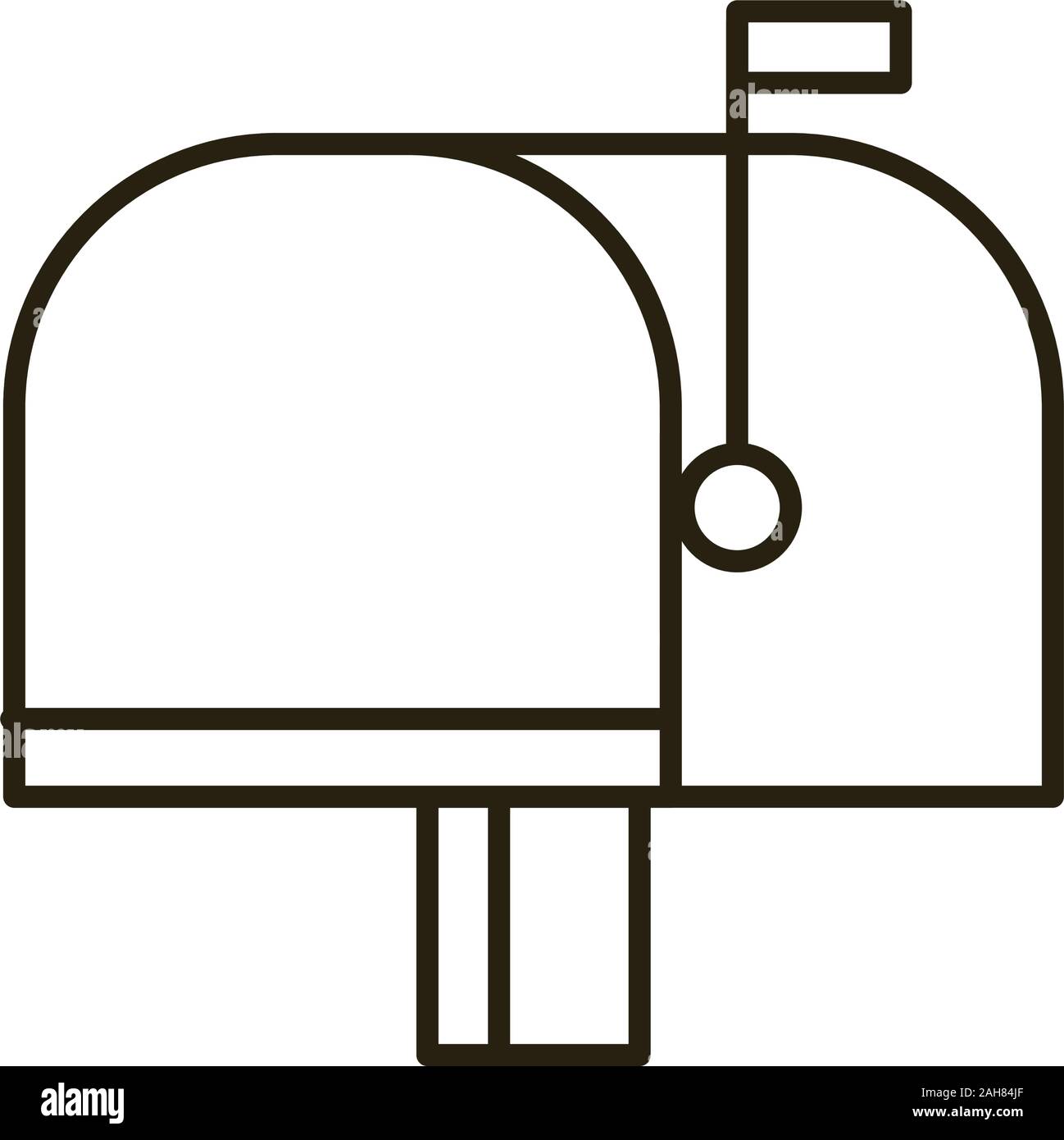 mail box postal service icon Stock Vector Image & Art - Alamy