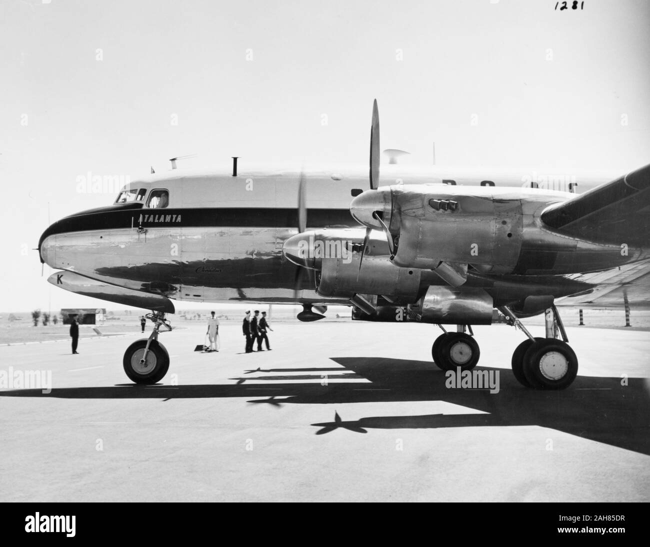 Kenya, The BOAC plane carrying Princess Elizabeth and the Duke of ...