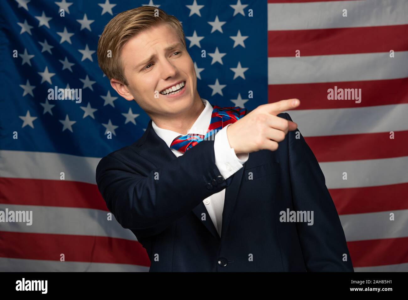 Donald trump pointing finger hi-res stock photography and images - Alamy