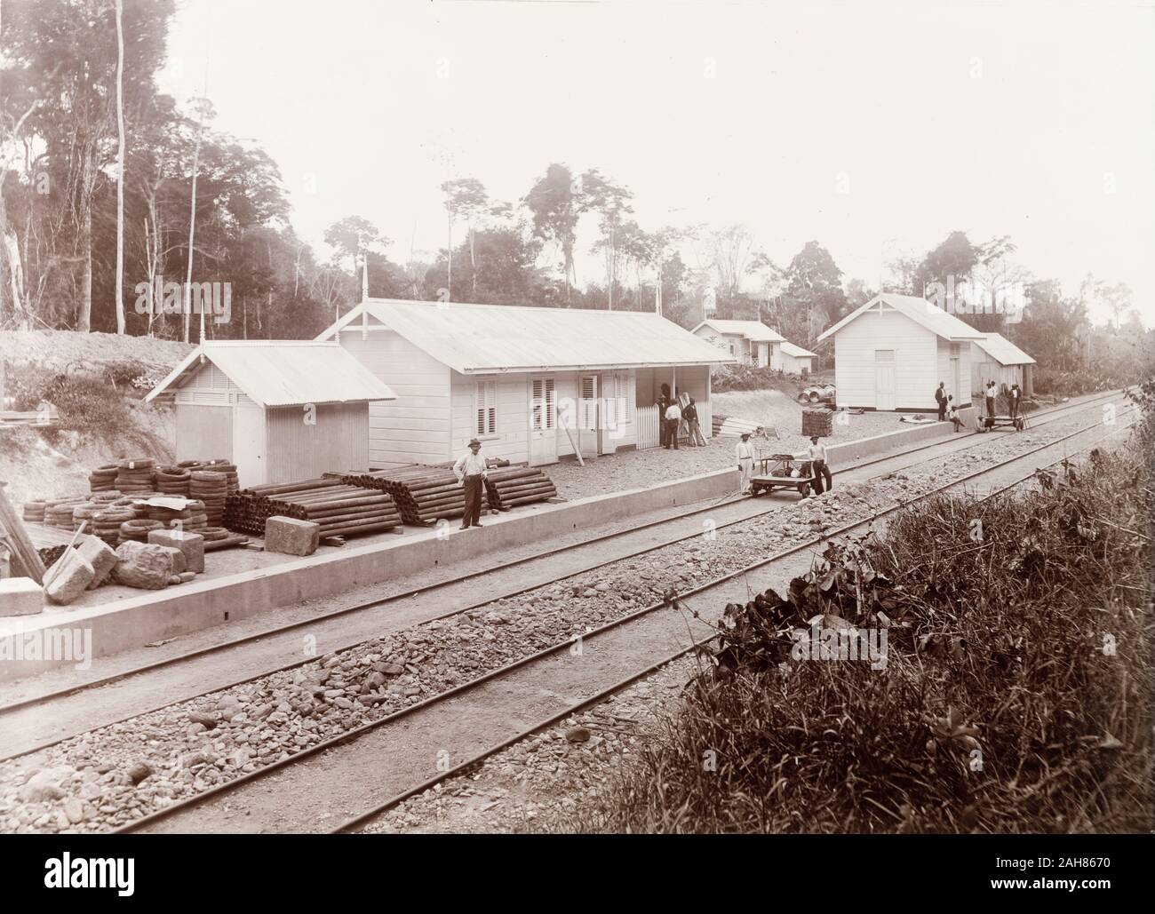 Trinidad & Tobago, Trinidad Government Railway workers put the ...