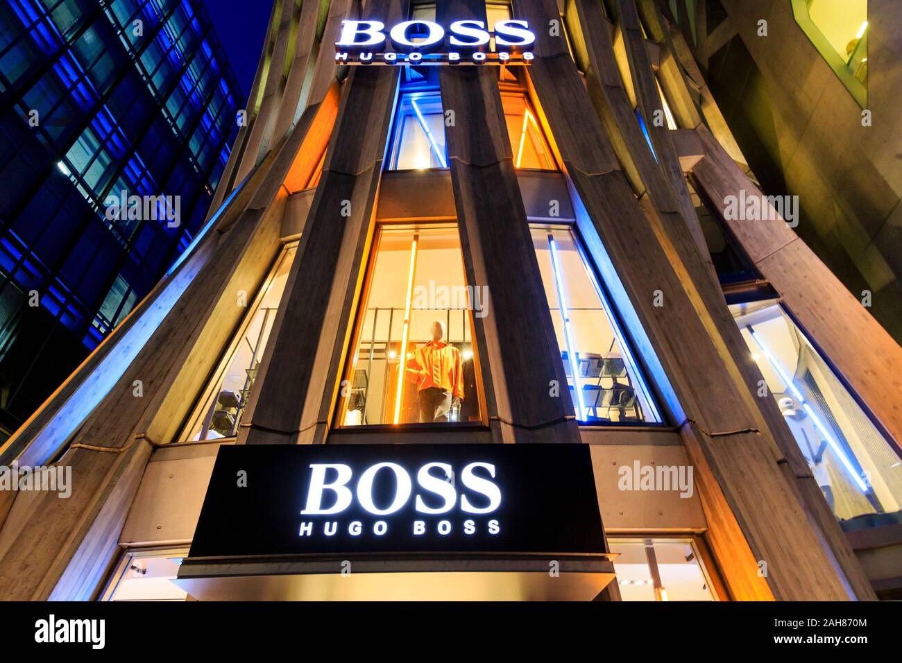Hugo Boss flagship store in Omotesando, Tokyo. Designer Norihiko Dan ...