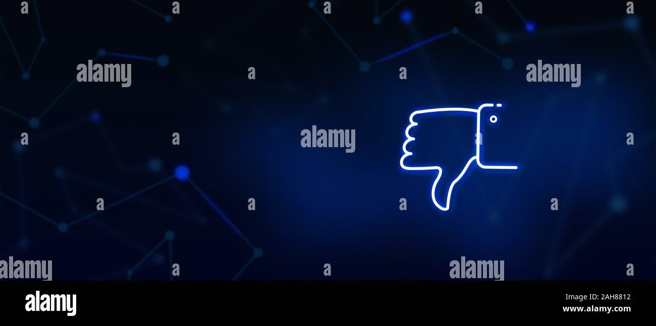 Thumb Down, dislike, bad, disagree, negative, disagreement, disapprove ...