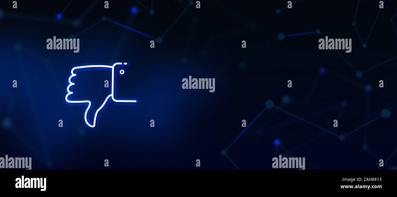 Thumb Down, dislike, bad, disagree, negative, disagreement, disapprove ...