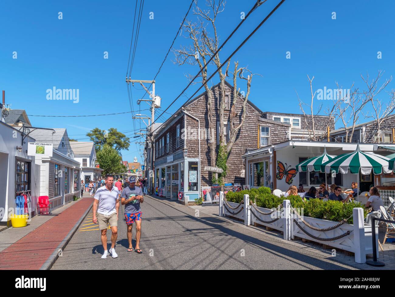 Commercial Street (the Main Street), Provincetown, Cape Cod ...