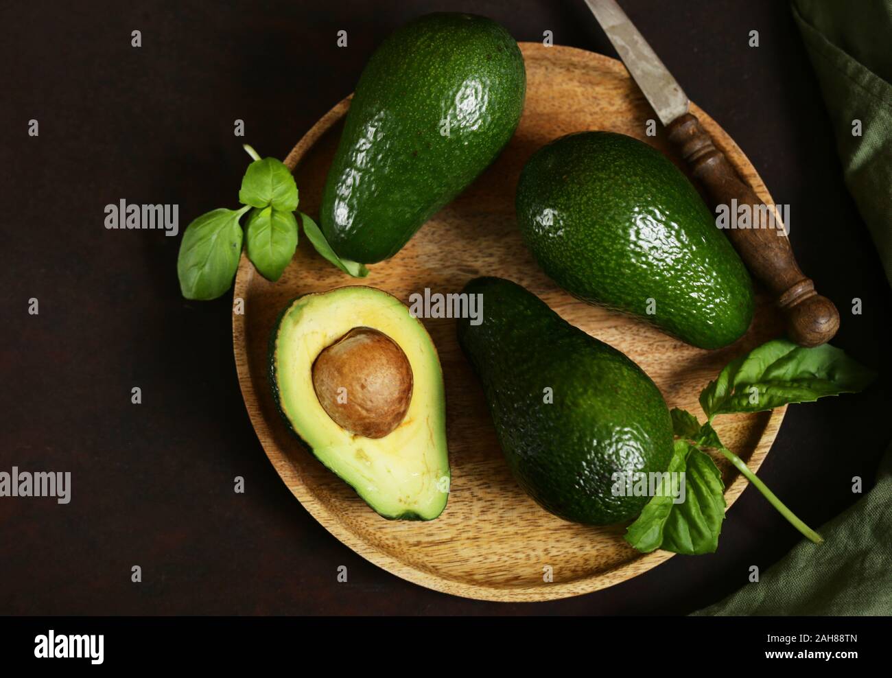 natural organic avocado for a healthy diet Stock Photo - Alamy