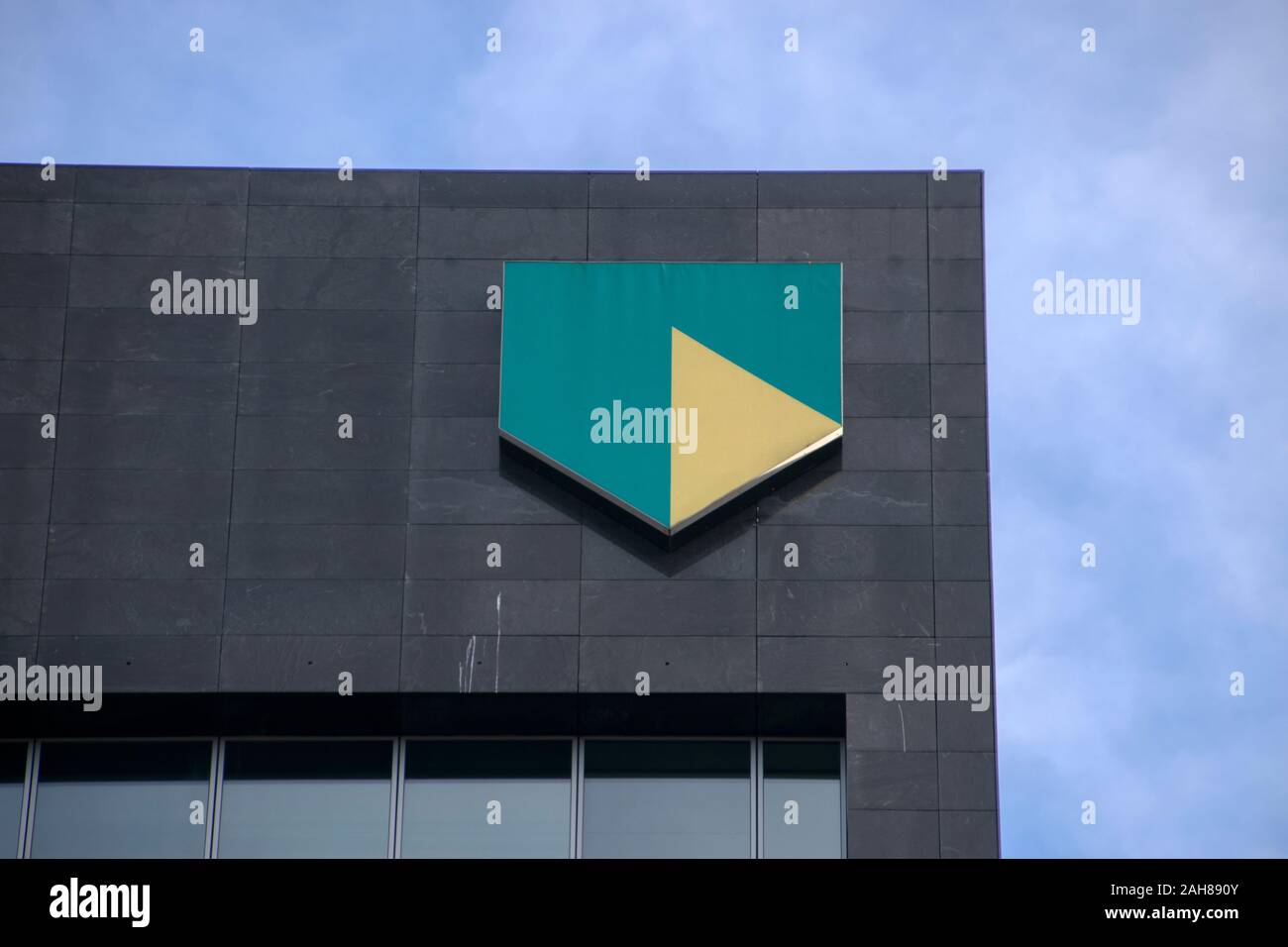 ABN AMRO Bank Headquarters Building At Gustav Mahlerplein Amsterdam The ...