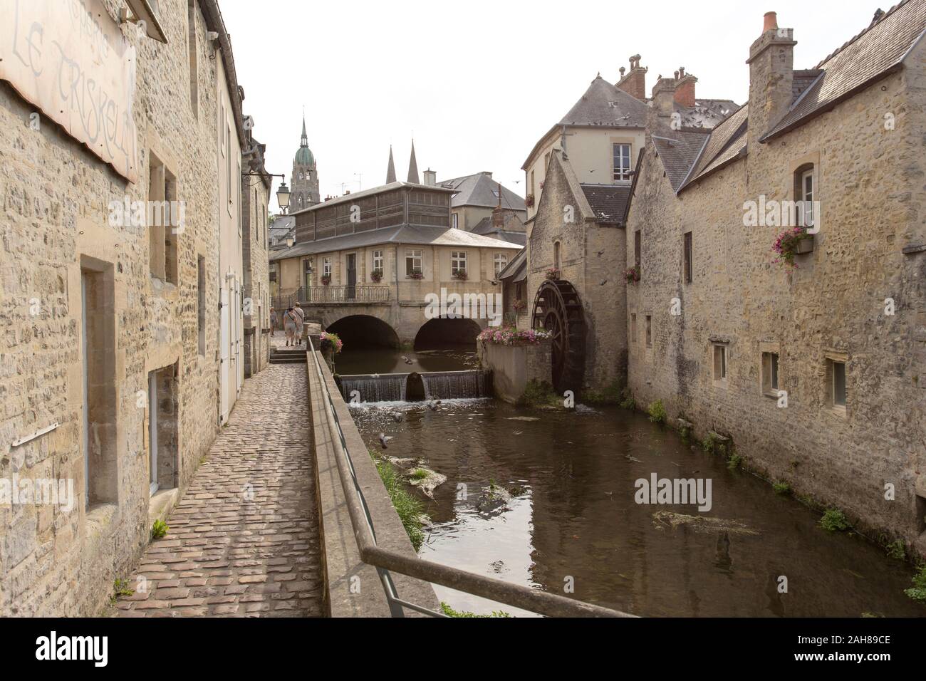 Water wheel bayeux france hi-res stock photography and images - Alamy