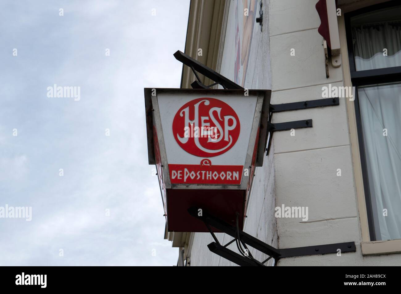 Billboard Cafe Restaurant Hesp At Amsterdam The Netherlands 2019 Stock ...