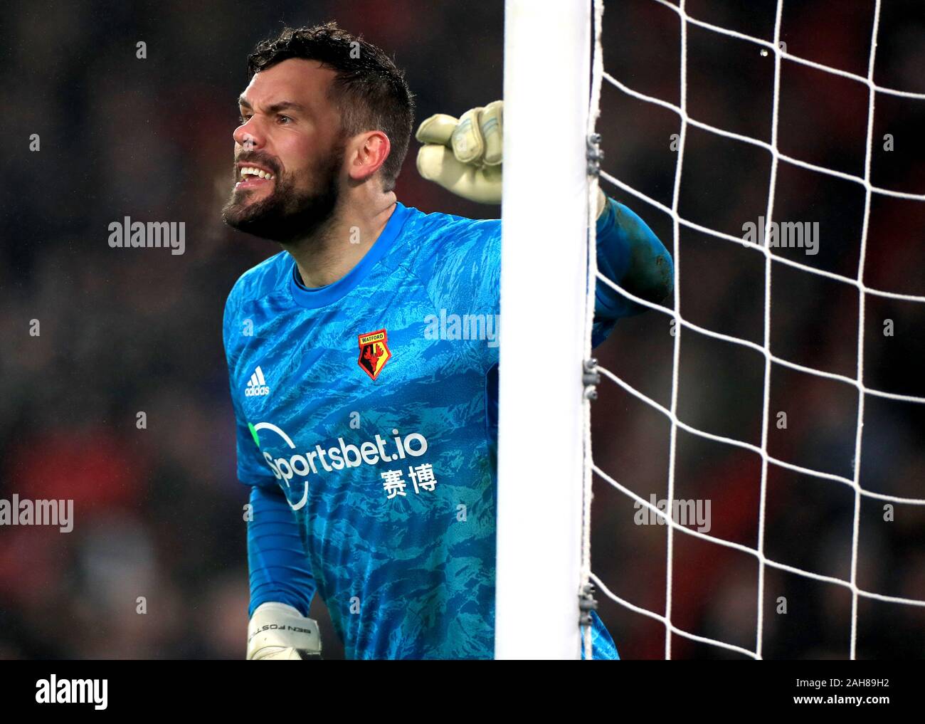 Watford goalkeeper Ben Foster in action during the Premier League match ...