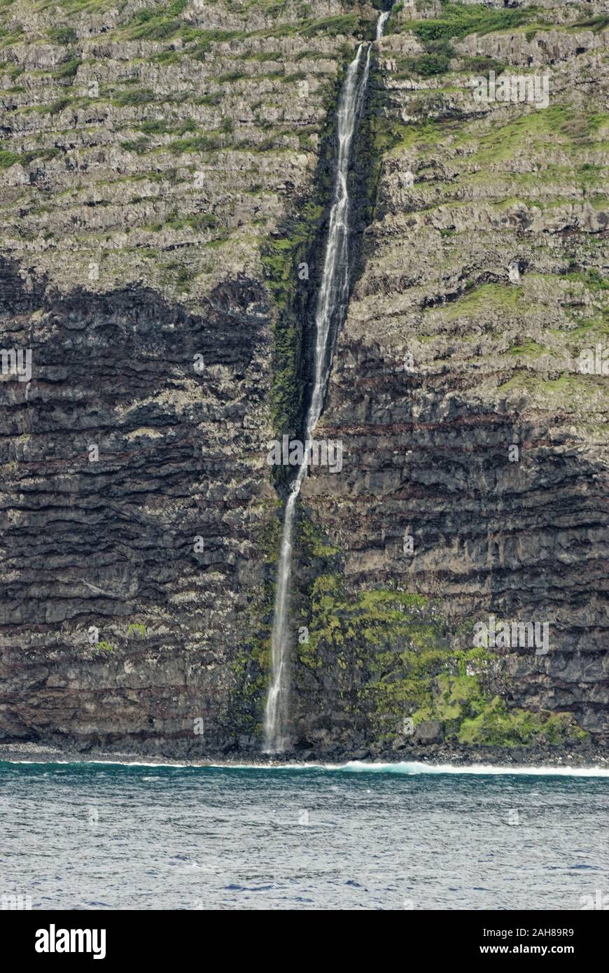 Molokai's Sea cliffs, the tallest on earth, Molokai, Hawaii - USA Stock ...