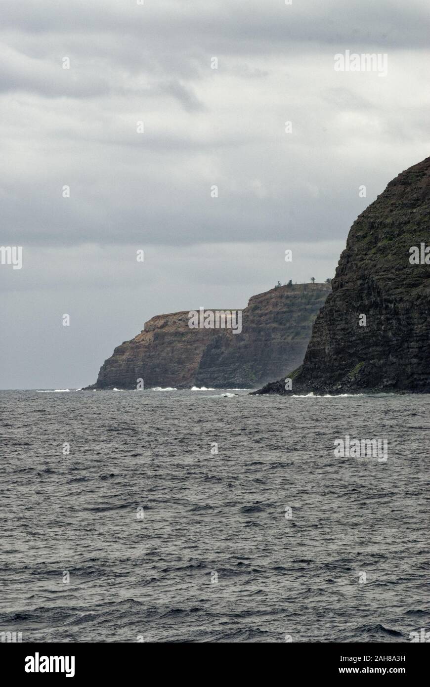 Molokai's Sea cliffs, the tallest on earth, Molokai, Hawaii - USA Stock ...