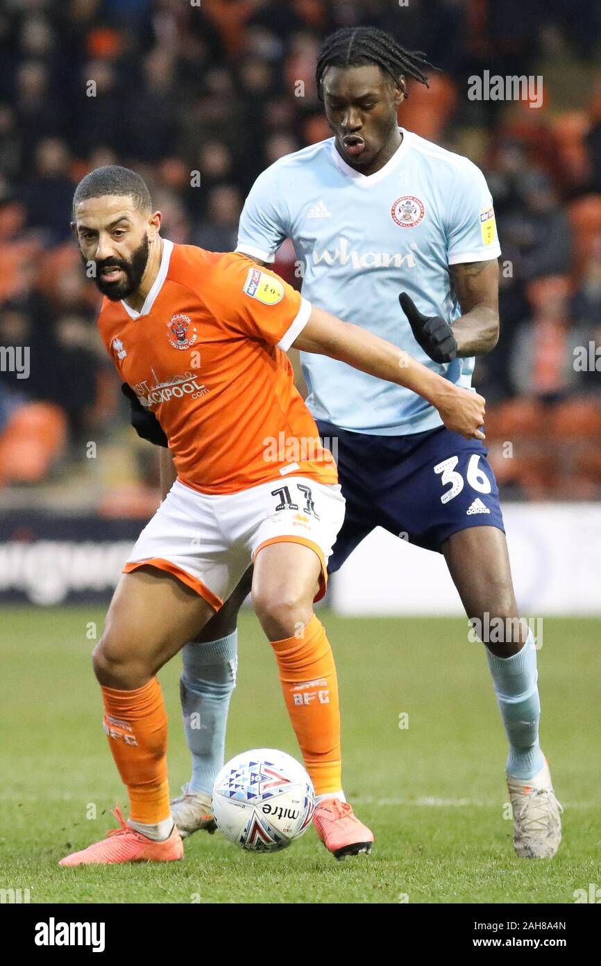 Blackpool, UK. 26th Dec, 2019. BLACKPOOL, ENGLAND - DECEMBER 26TH Liam ...