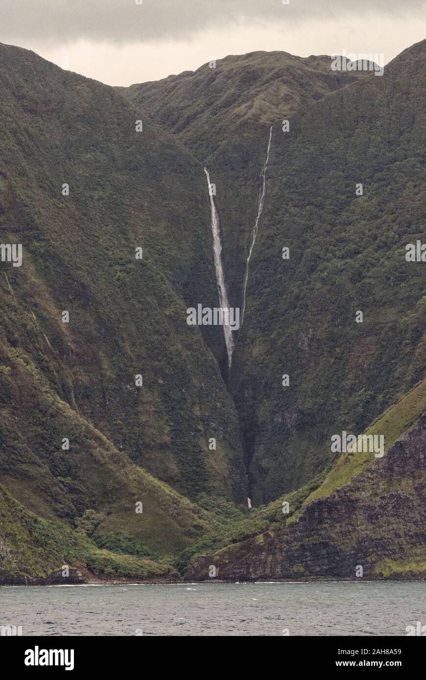 Molokai's Sea cliffs, the tallest on earth, Molokai, Hawaii - USA Stock ...