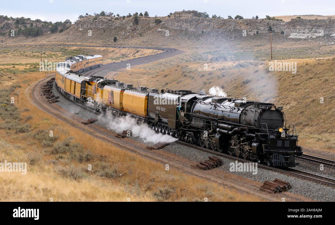 Steam locomotive big boy 4014 hi-res stock photography and images - Alamy