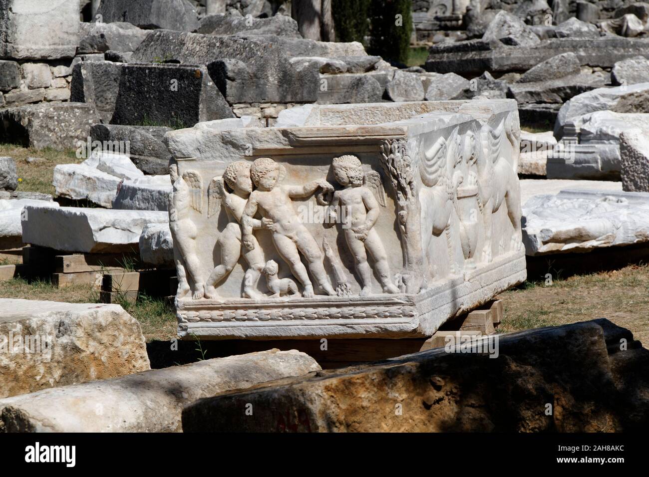 Ruins of the Roman ancient city, early burial place for Christian ...