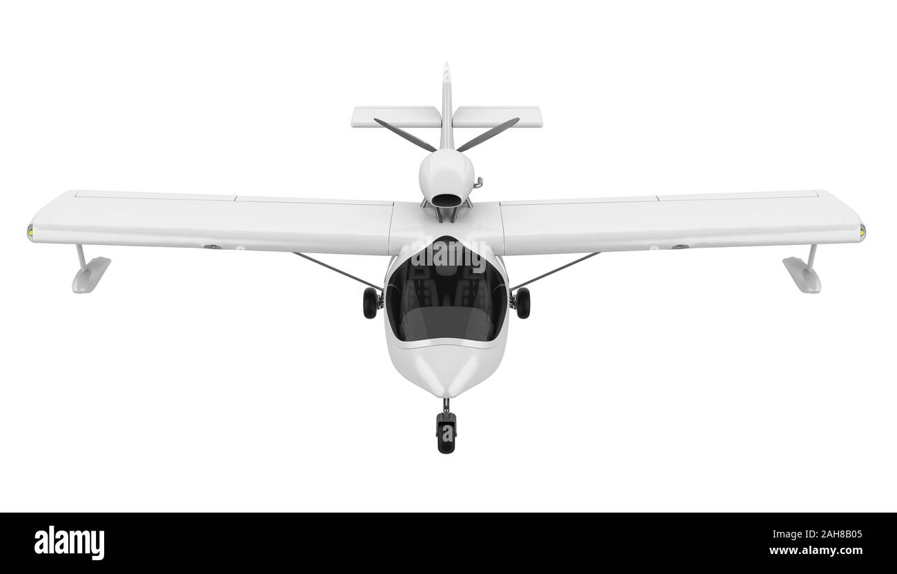 Small Airplane Isolated Stock Photo - Alamy