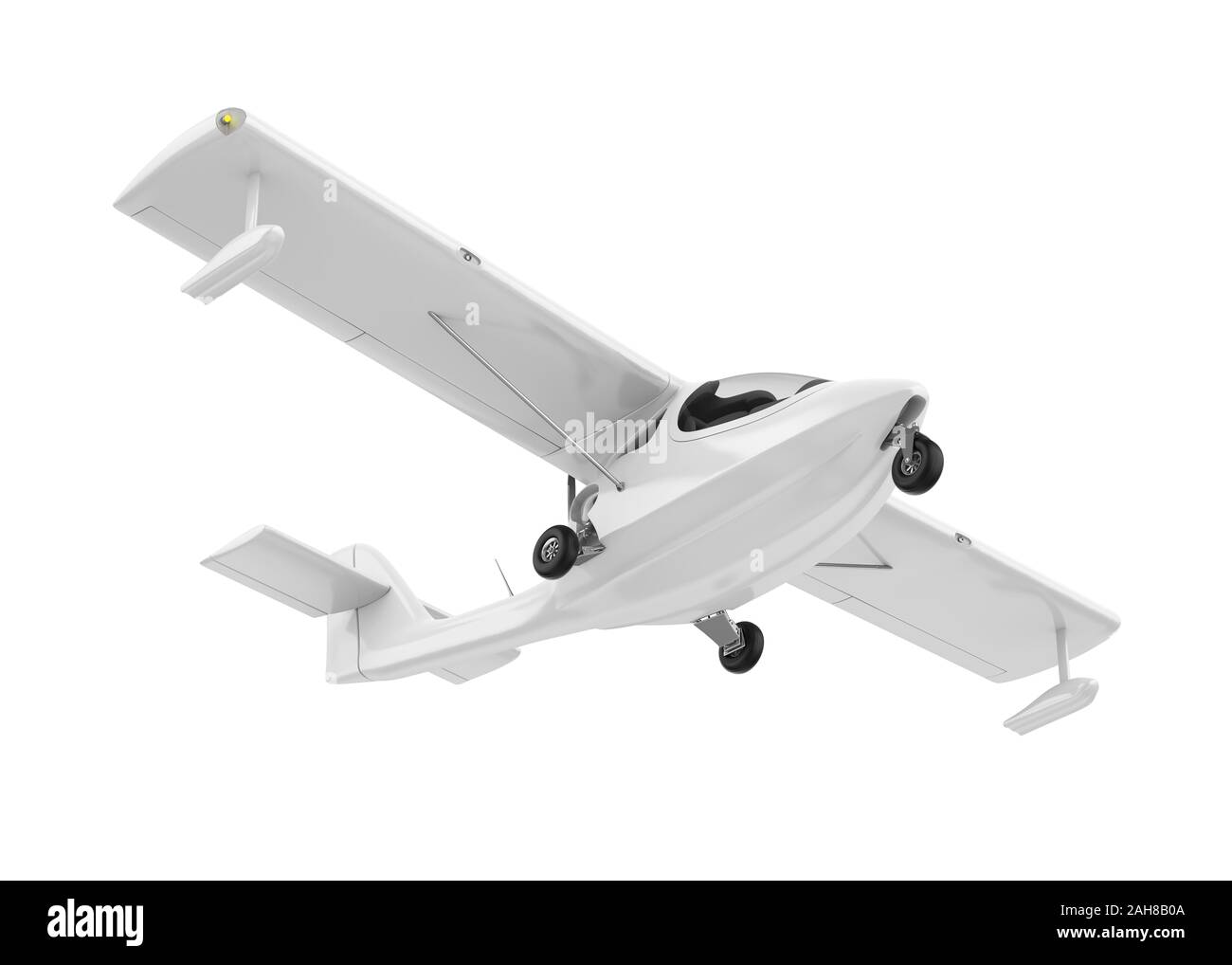 Small Airplane Isolated Stock Photo - Alamy
